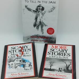 Vintage Scary Stories Books Alvin Schwartz Set of 3 - Etsy