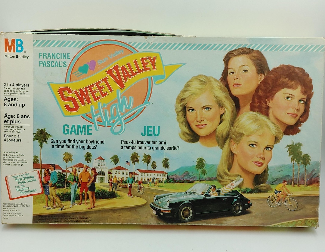 Vintage 1989 Sweet Valley High Board Game Milton Bradley - Etsy