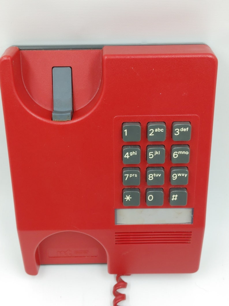 Vintage Northern Electric Red Touchpad Telephone - Etsy