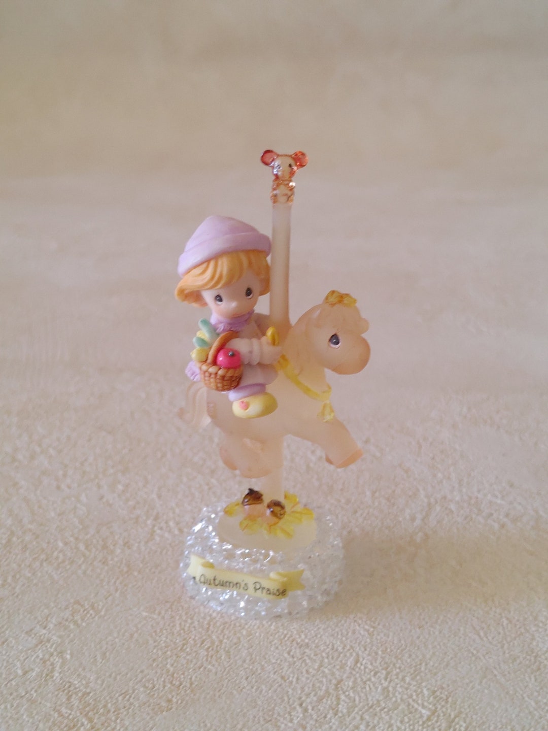 Precious Moments Enesco Figurine Autumn's Praise 2000 Carousel Horse - Etsy