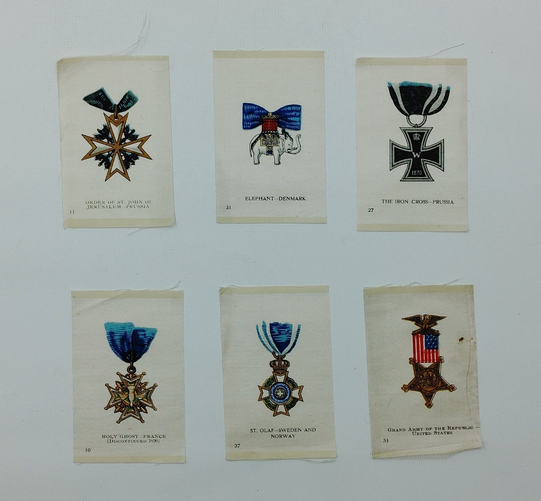 Tobacco Silk War Military Medals - Etsy Tobacco Silk War Military Medals - Etsy