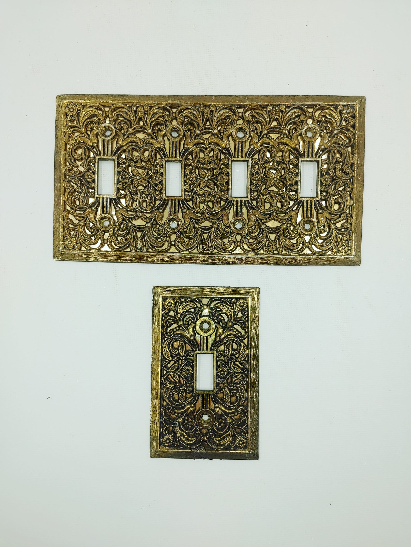 Vintage Metal Light Switch Covers - Etsy