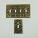 Vintage Metal Light Switch Covers - Etsy