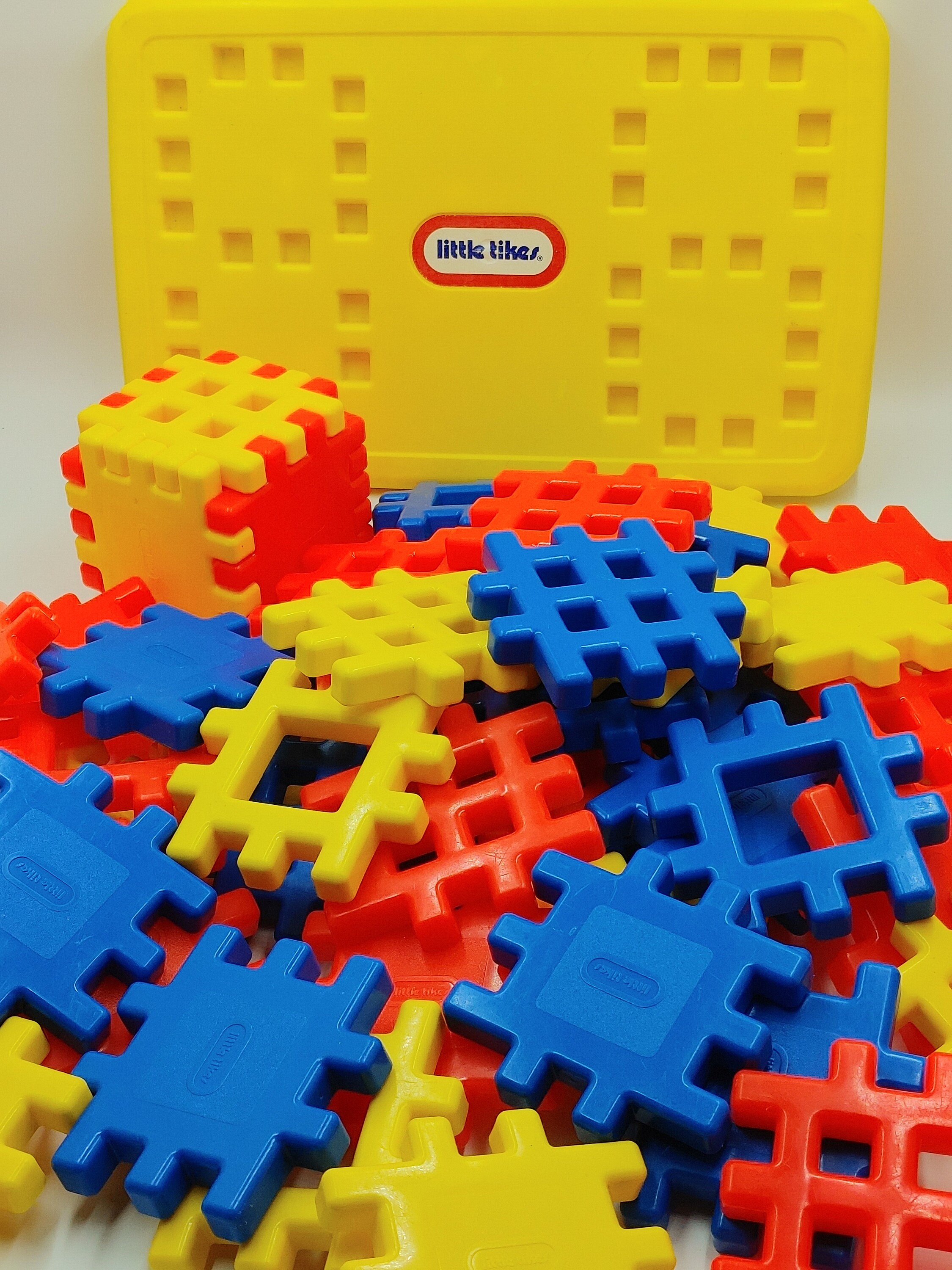 Vintage Little Tikes Wee Waffle Blocks 54 Pieces - Etsy