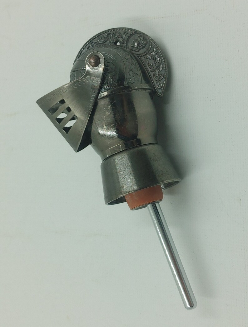 Vintage Bottle Pourer Shaped Knight Helmet - Etsy