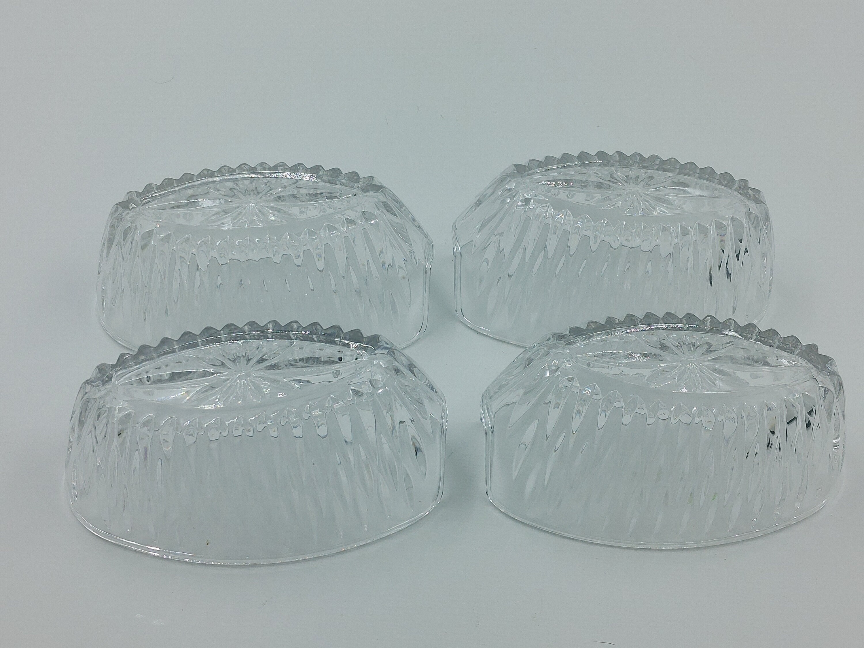 Vintage Rest Utensil Holder Clear Glass - Set of 4 - Etsy