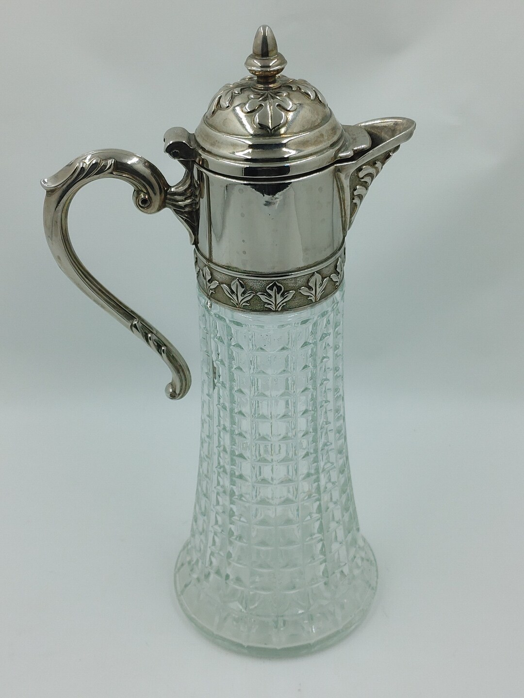 Vintage Italian Glass Decorative Pitcher - Etsy