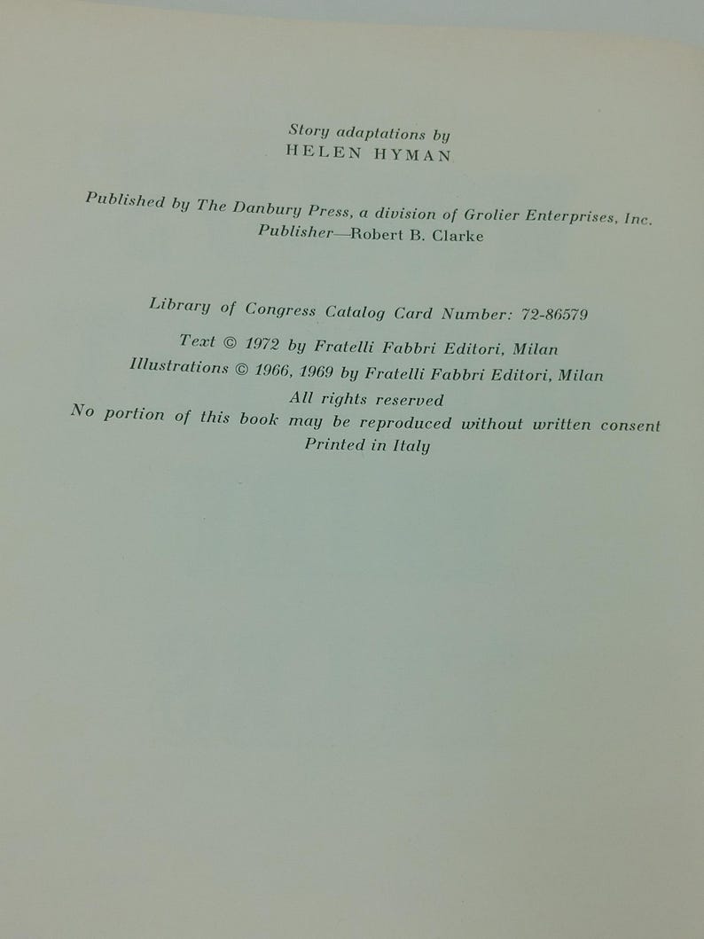 Vintage 1972 World's Greatest Fairy Tales Book - Etsy