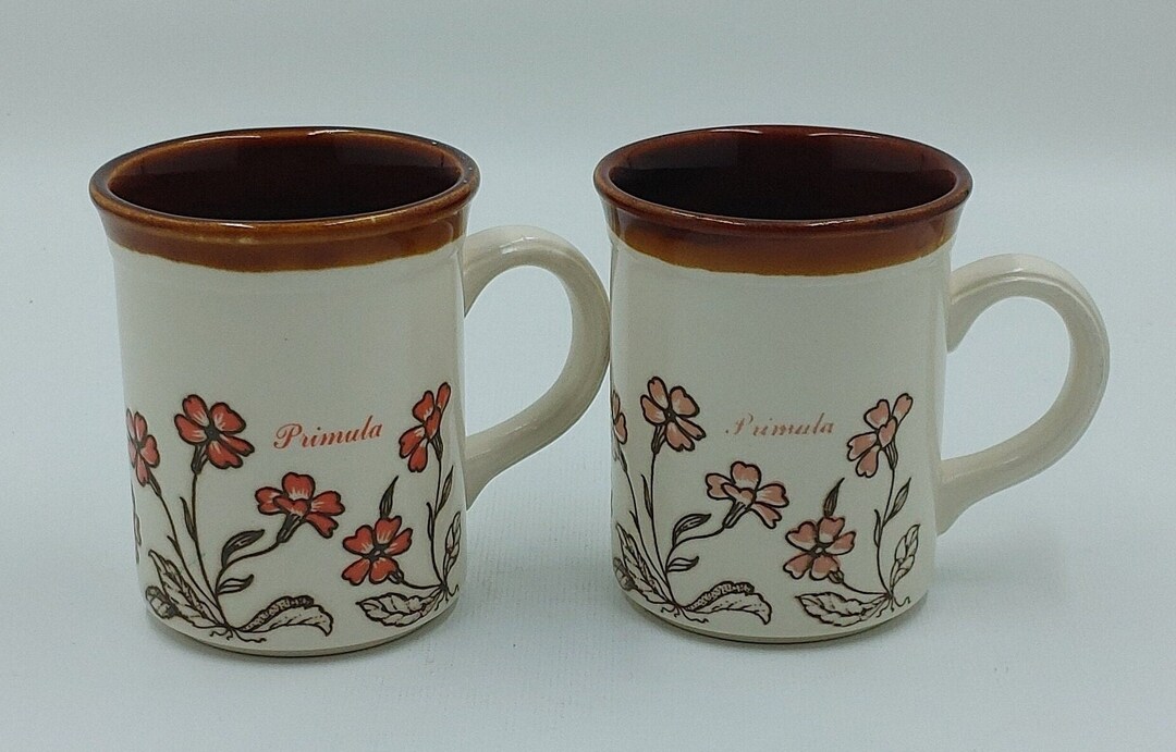 Vintage Biltons primula Coffee Mugs - Etsy