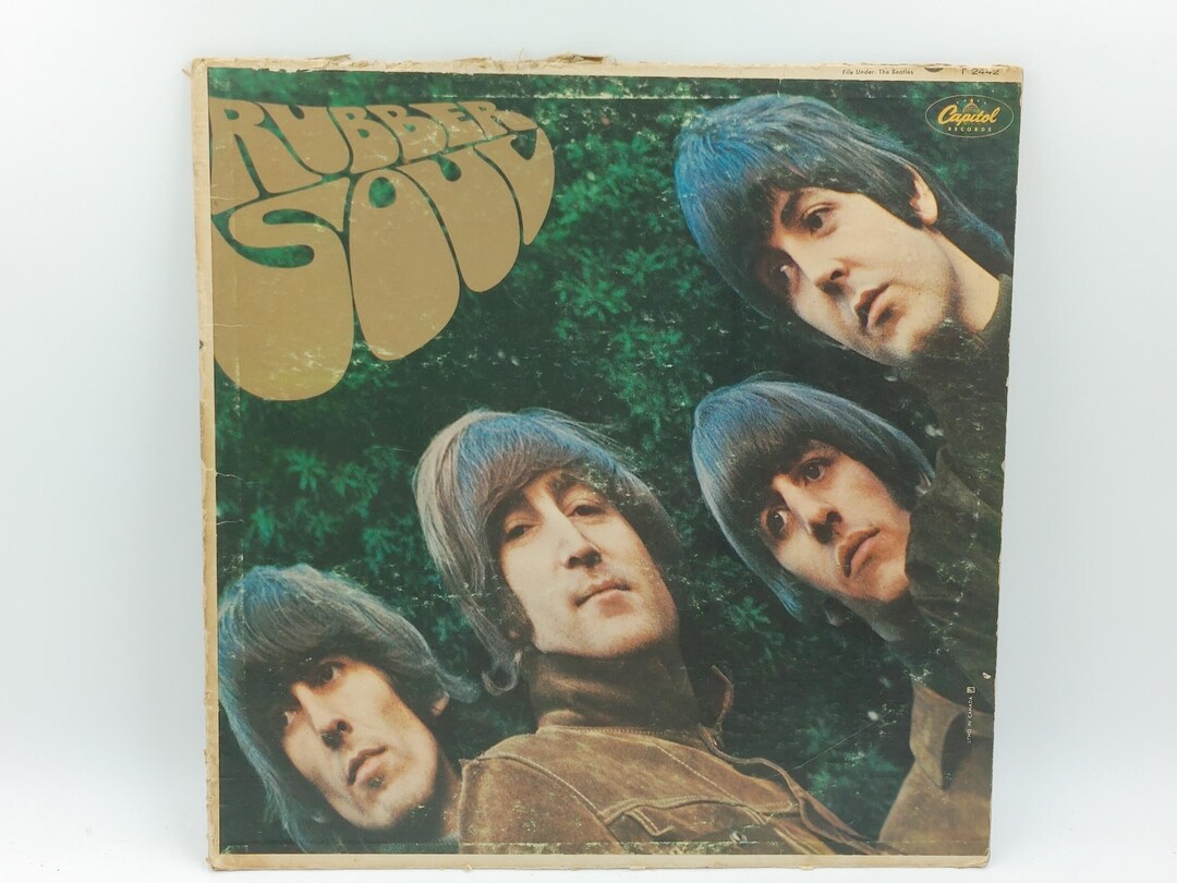 Vintage the Beatles Rubber Soul Vinyl Record - Etsy