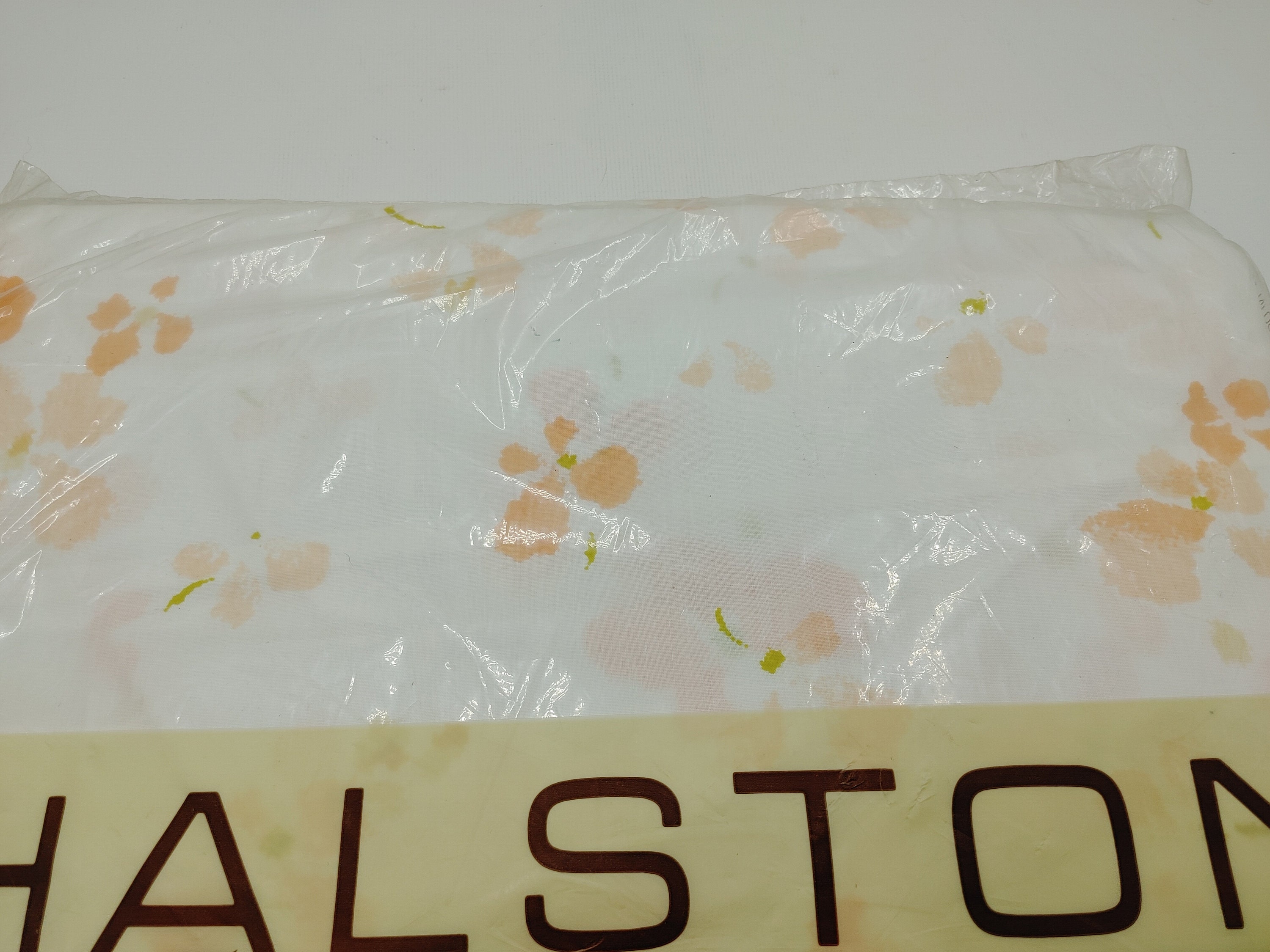 Vintage Halston Queen Fitted Sheet - Etsy