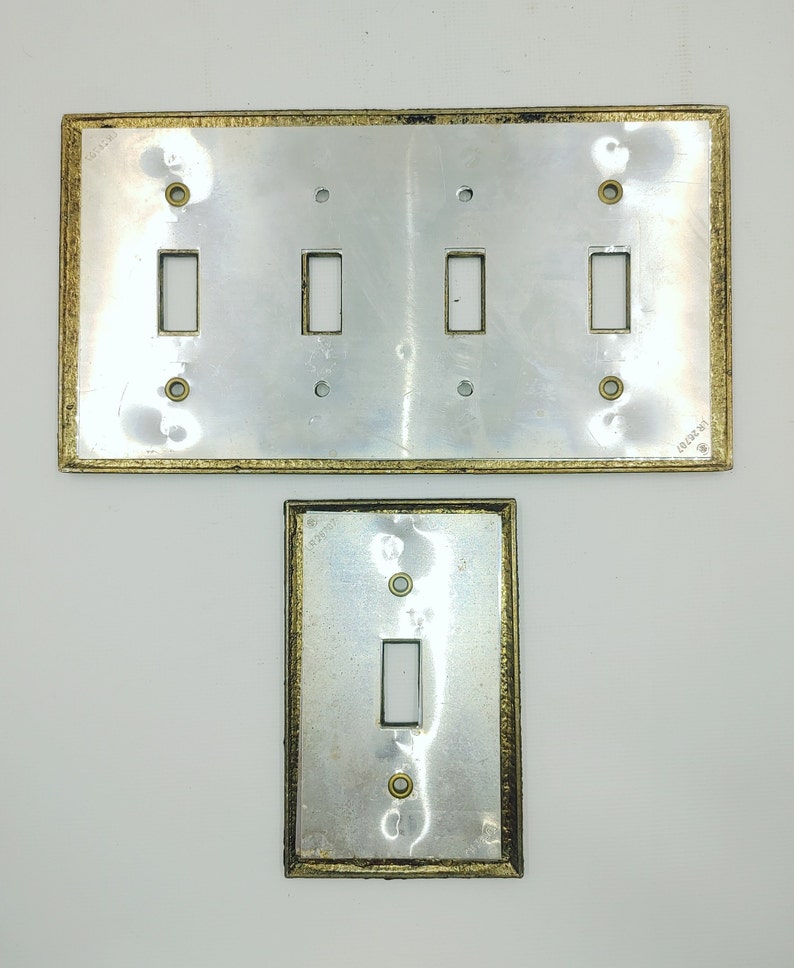 Vintage Metal Light Switch Covers - Etsy