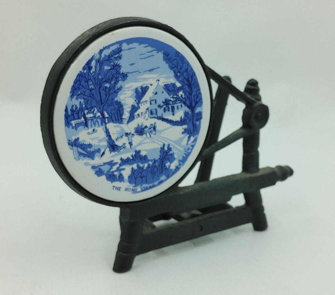 Vintage Cast Iron Spinning Wheel Napkin Holder - Etsy