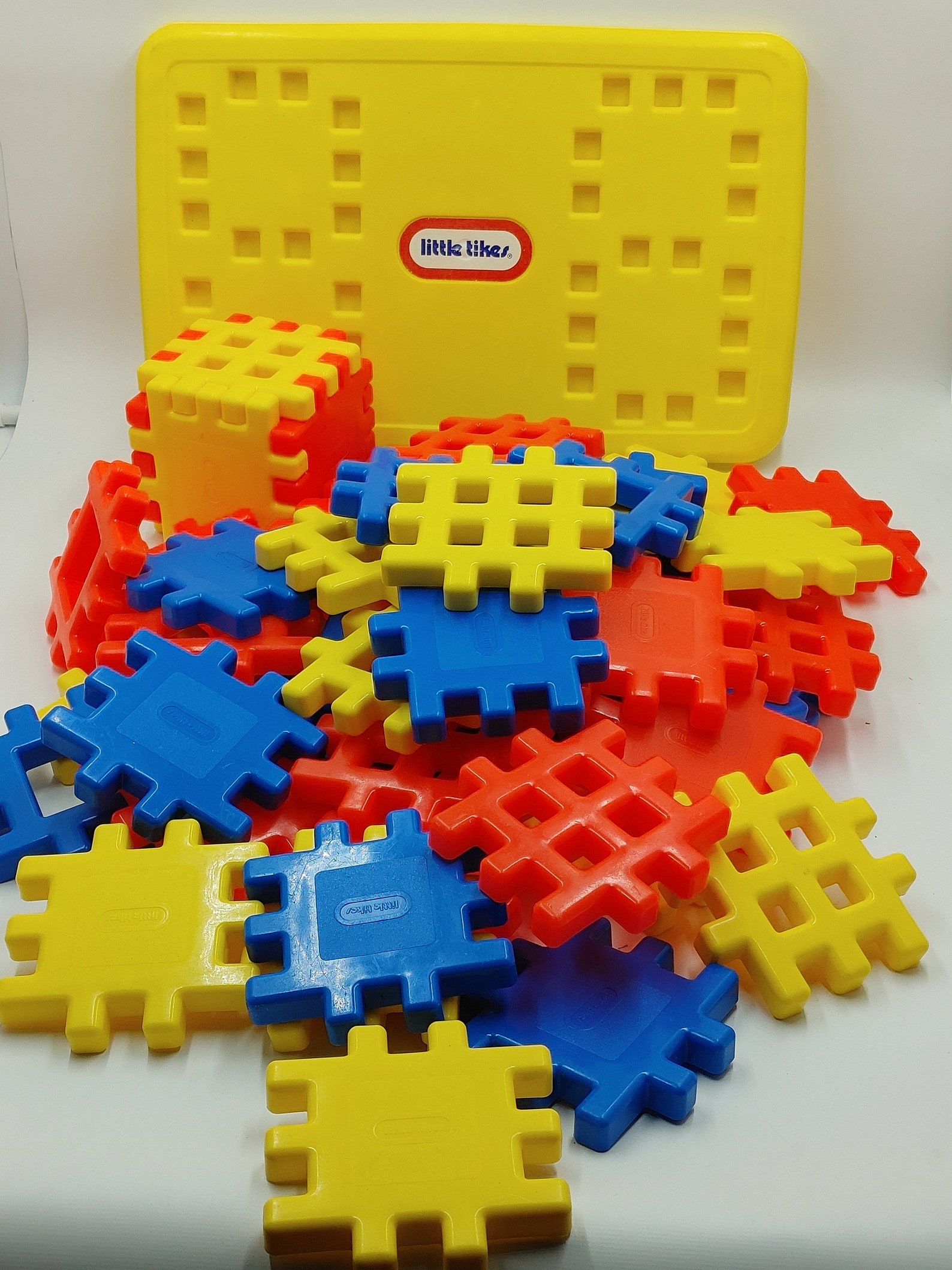 Vintage Little Tikes Wee Waffle Blocks 54 Pieces - Etsy