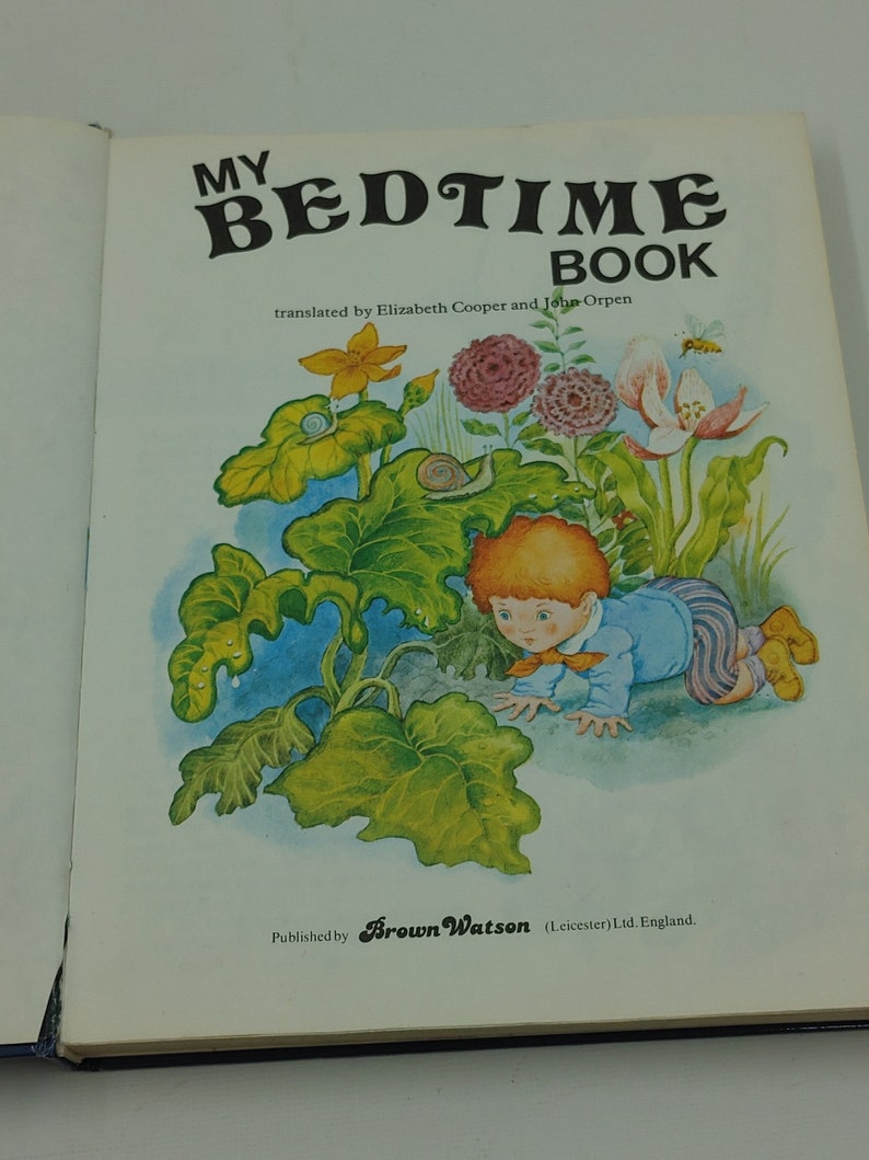 Vintage 1976 My Bedtime Book - Etsy