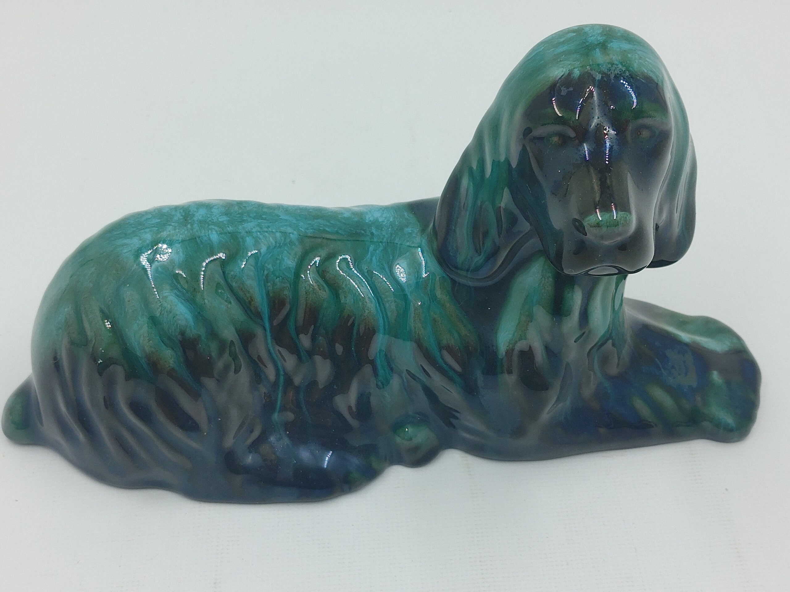 Vintage Blue Mountain Pottery Dog - Etsy