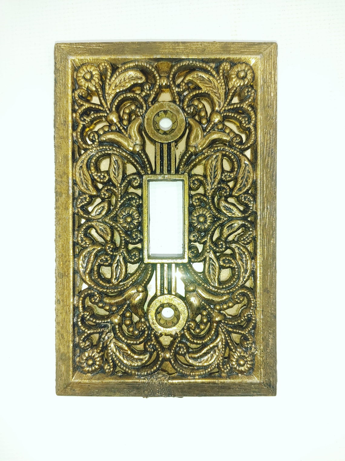 Vintage Metal Light Switch Covers - Etsy