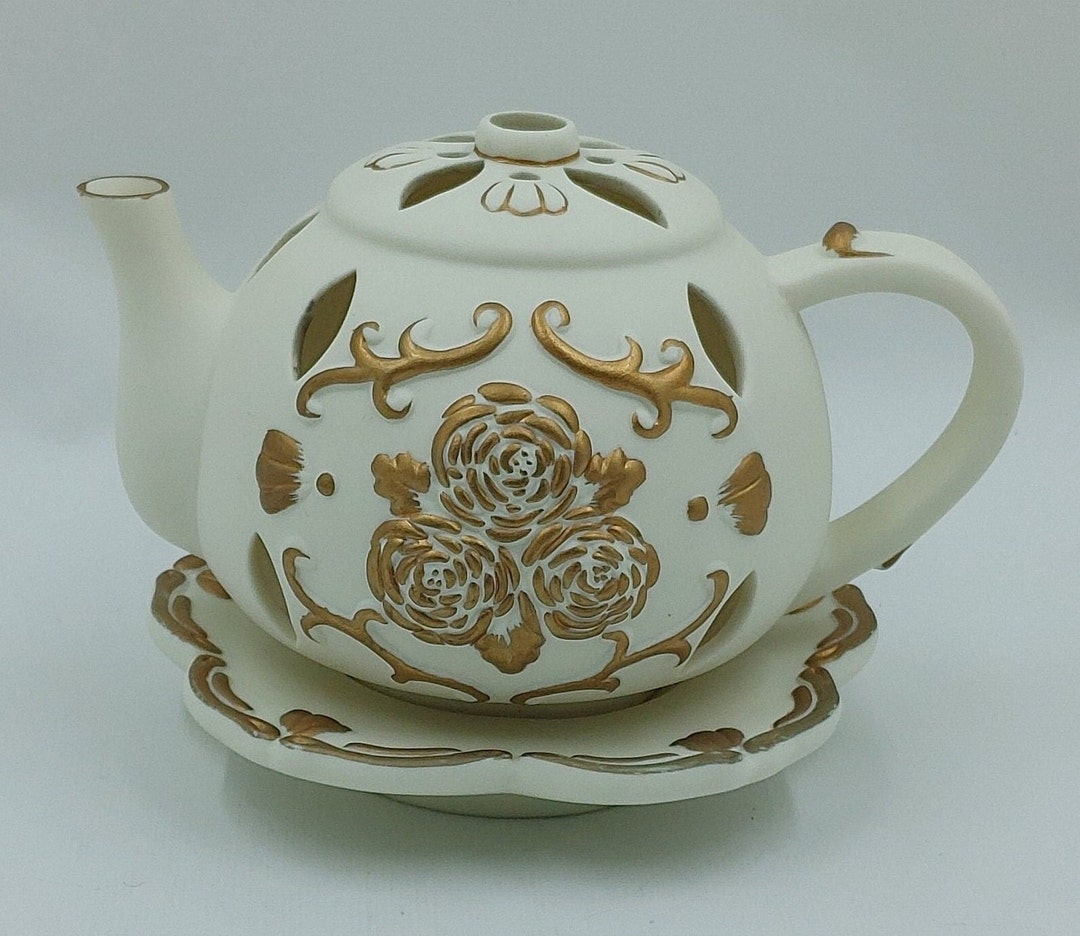 Vintage Partylite Tealight Tea Pot - Etsy
