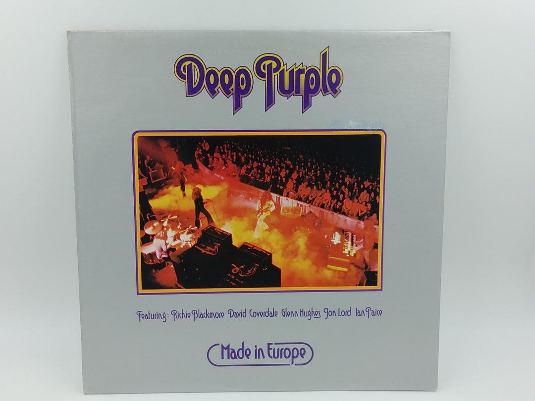 Vintage 1976 Deep Purple Made in Europe Vinyl Records - Etsy