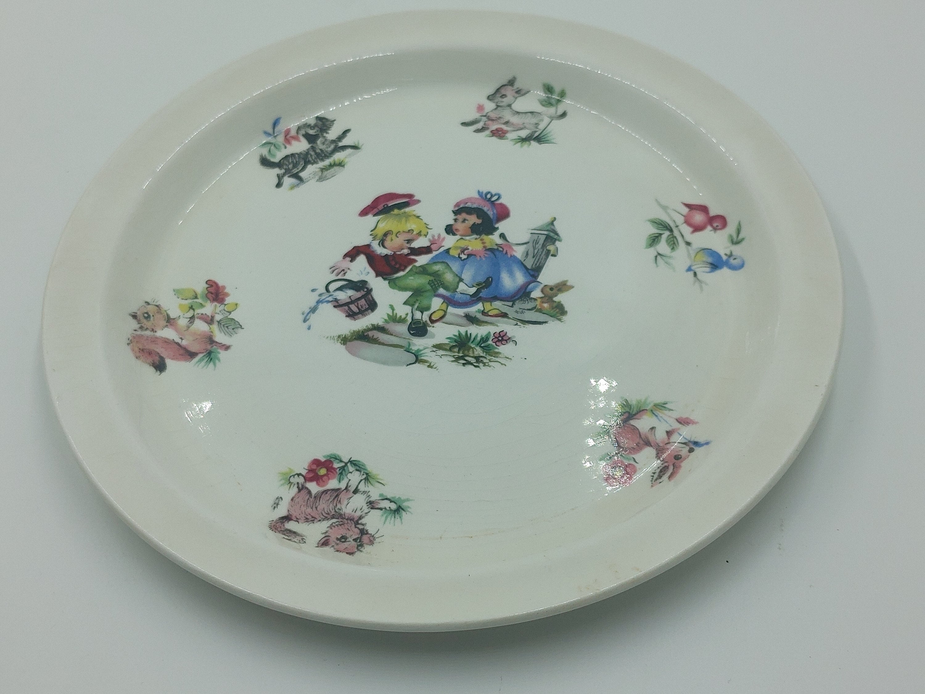 Arklow Ceramic Nursery Rhyme Dish Set - Etsy