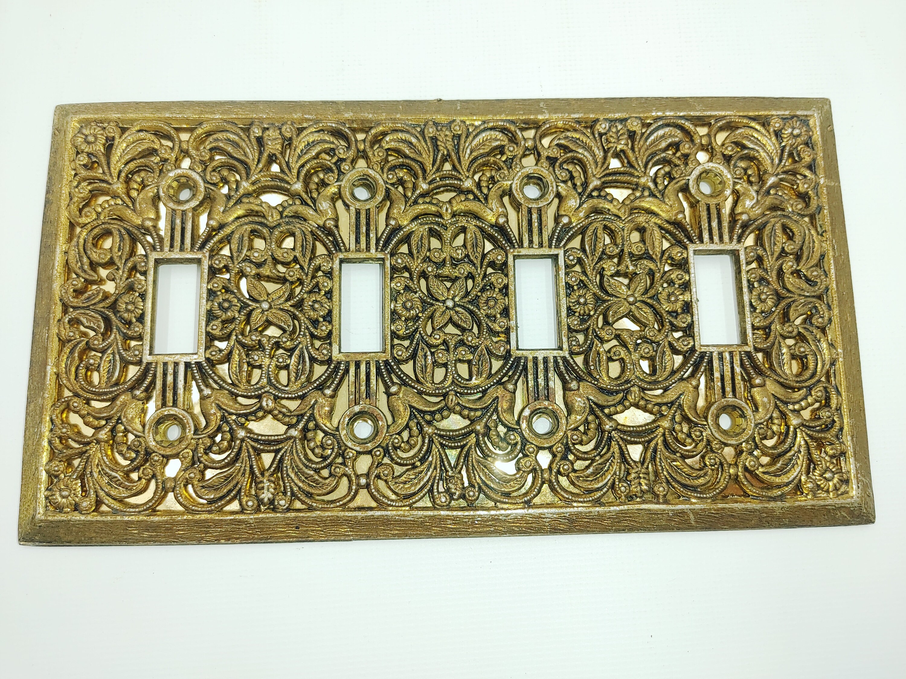 Vintage Metal Light Switch Covers - Etsy