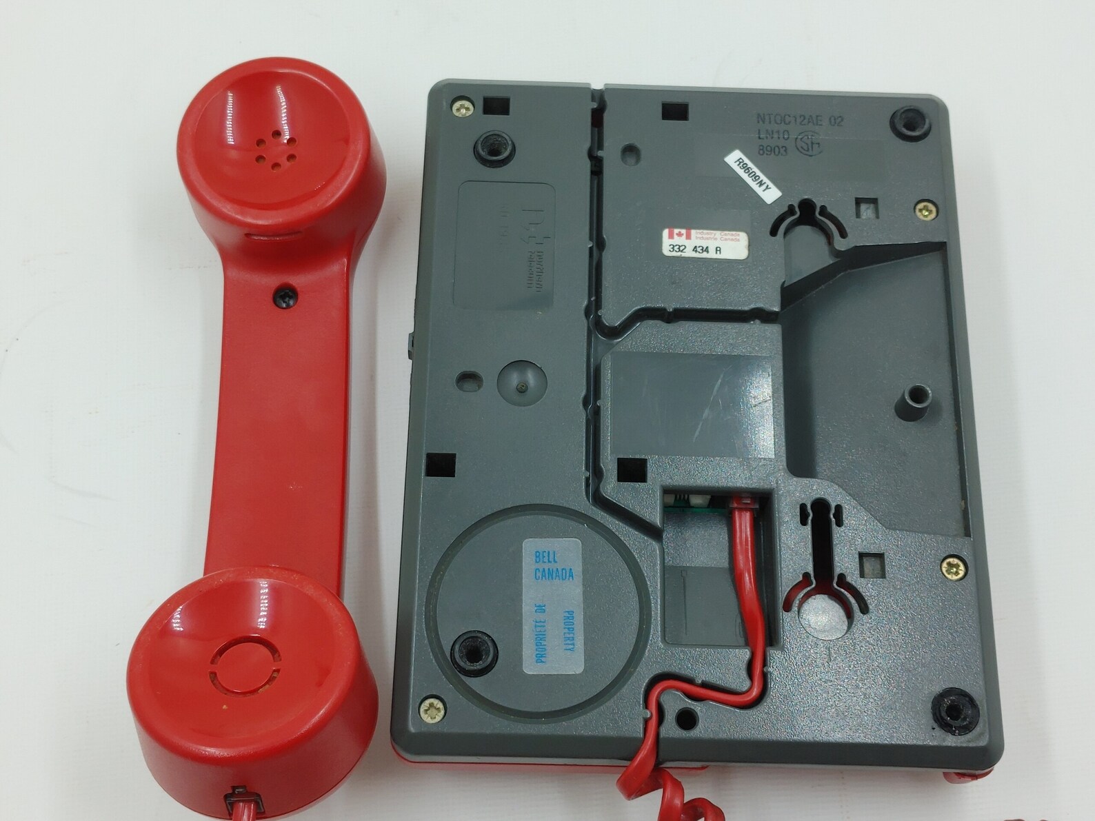Vintage Northern Electric Red Touchpad Telephone - Etsy