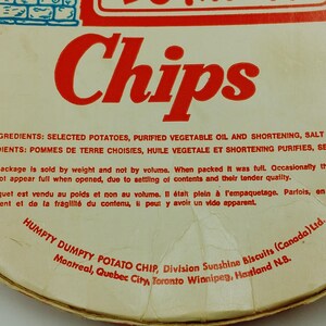 Vintage Advertising Potato Chip Humpty Dumpty Container - Etsy