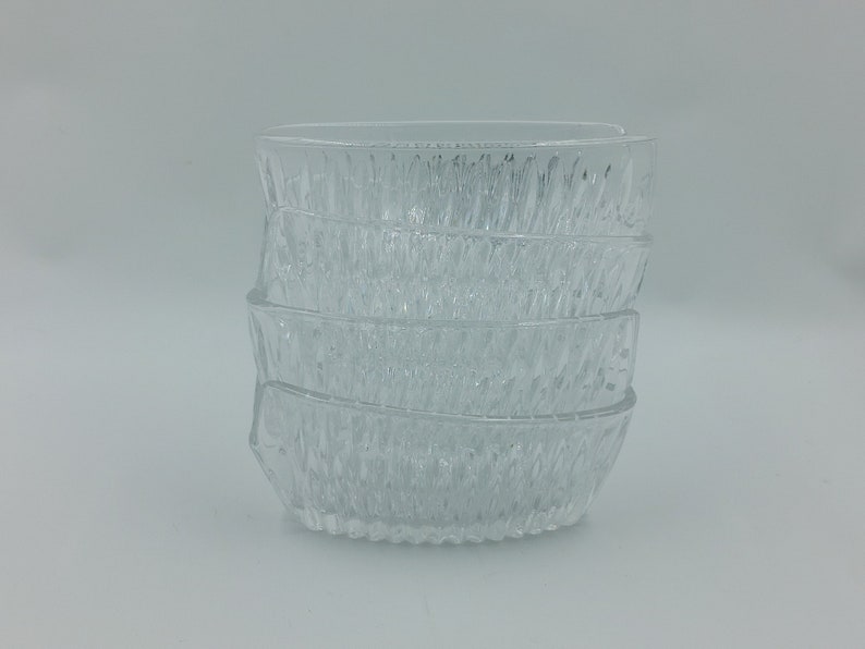 Vintage Rest Utensil Holder Clear Glass - Set of 4 - Etsy