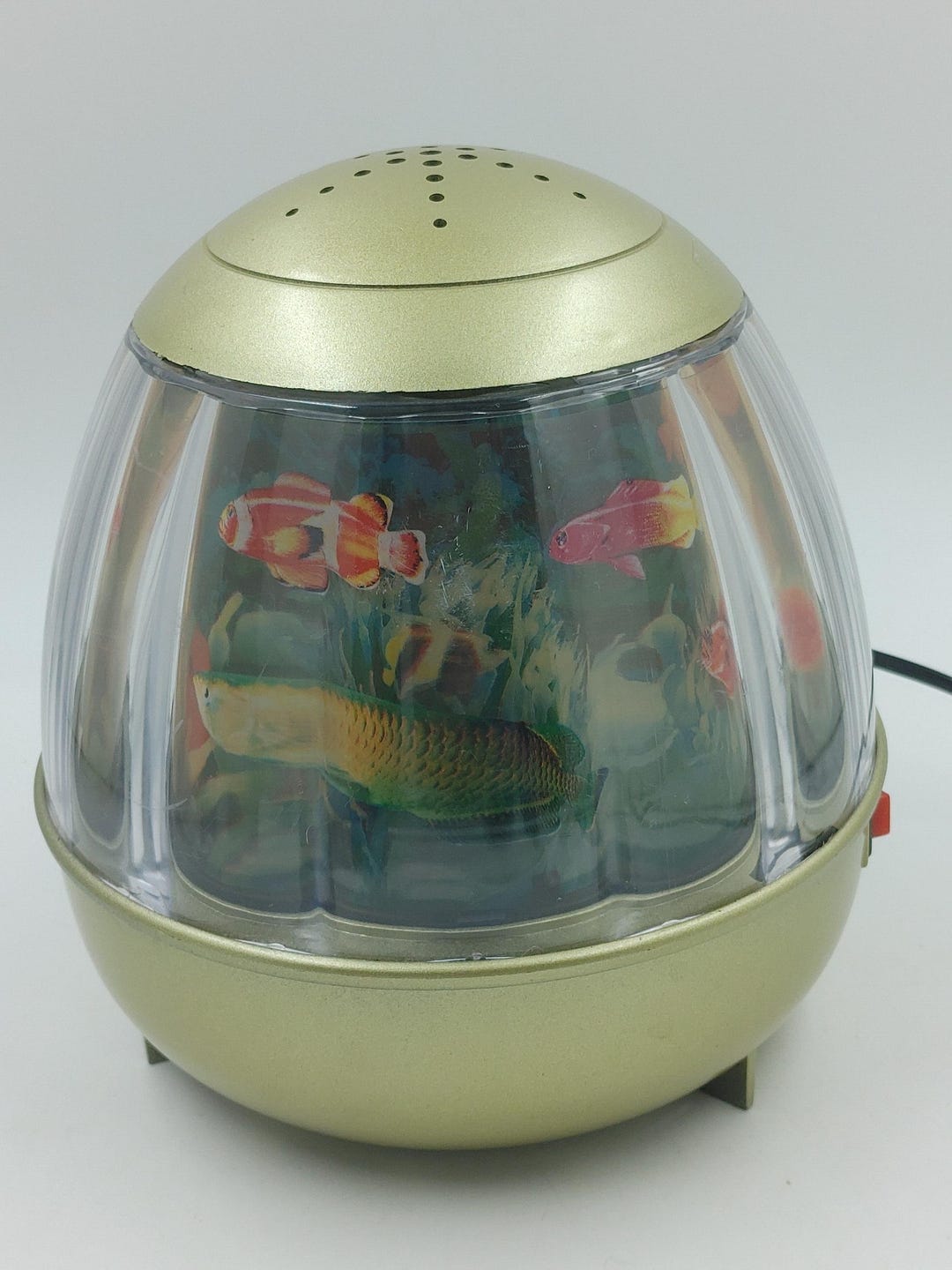 Vintage 1990s Rotating Motion Fish Aquarium Light - Etsy