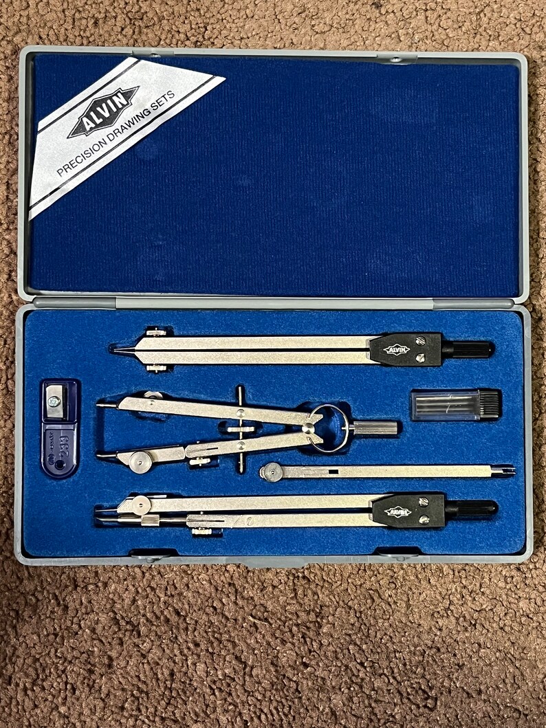 Alvin Model 510 Vintage Drawing/drafting Set Made in Germany - Etsy