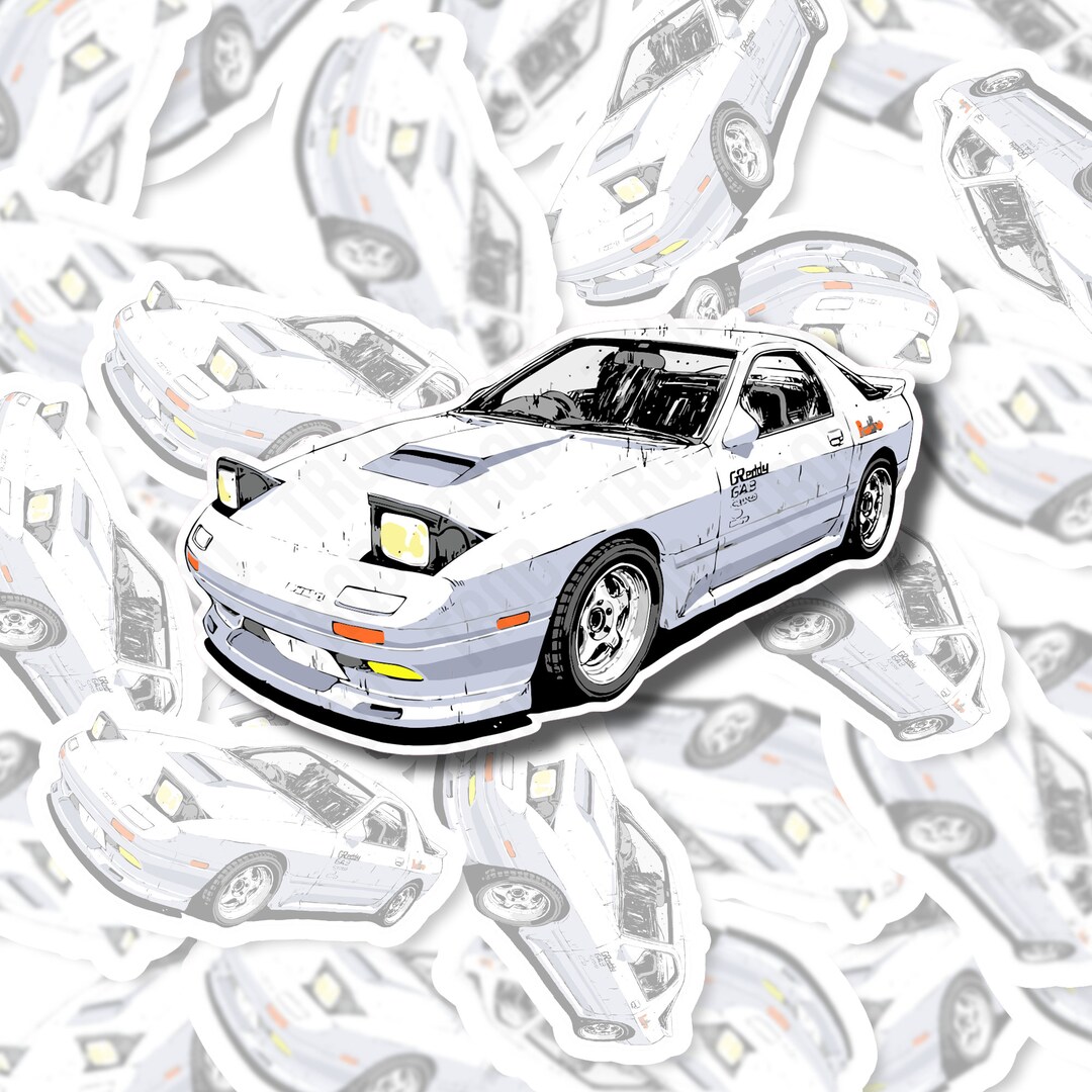 FC RX7 Mazda Hatchback Sticker Vinyl Graphics, Automotive Sticker, Car ...