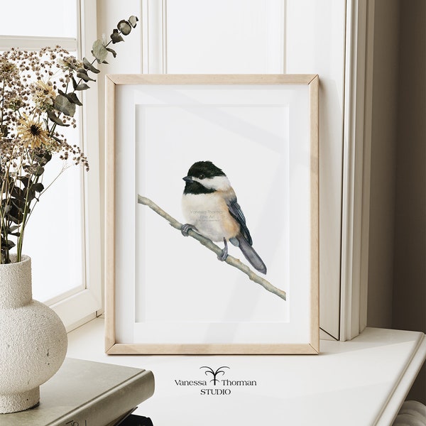 Chickadee Art - Etsy