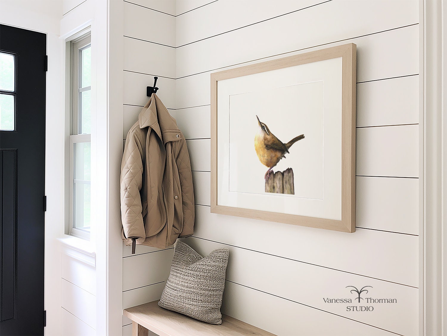 Carolina Wren Print for Bird Nerds Wren Art Watercolor Bird Carolina ...