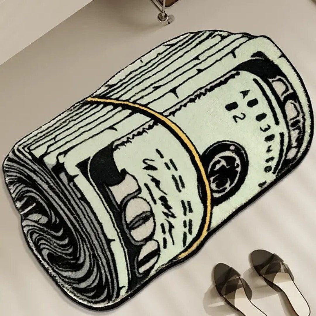 Cashmere Floormat 100 Dollar Bill Floor Mat. Perfect for - Etsy