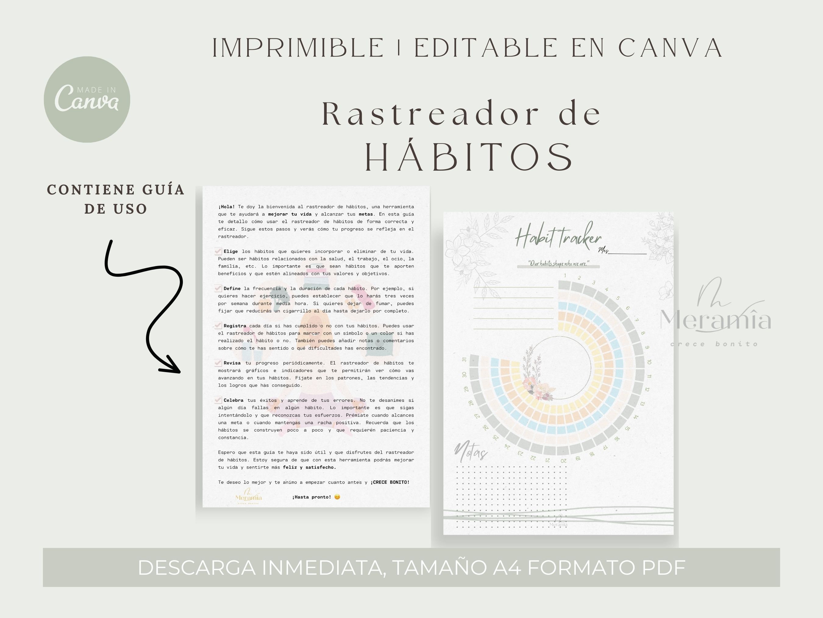 Printable Habit Tracker, Habit Tracker Routine, Daily Habit Tracker ...