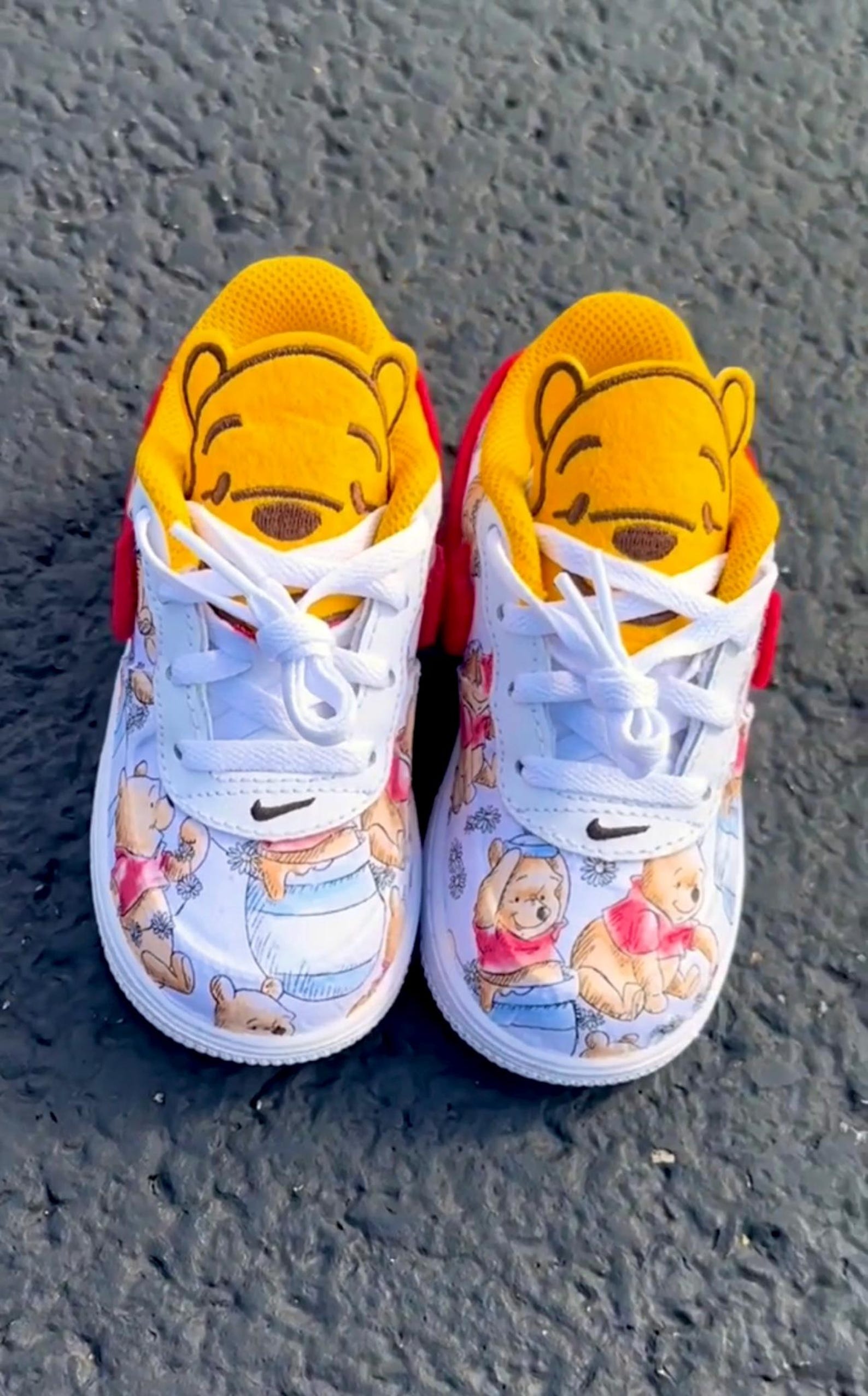 Custom Winnie the Pooh Nike Air Force 1 Sneakers | Disney Shoes - Etsy