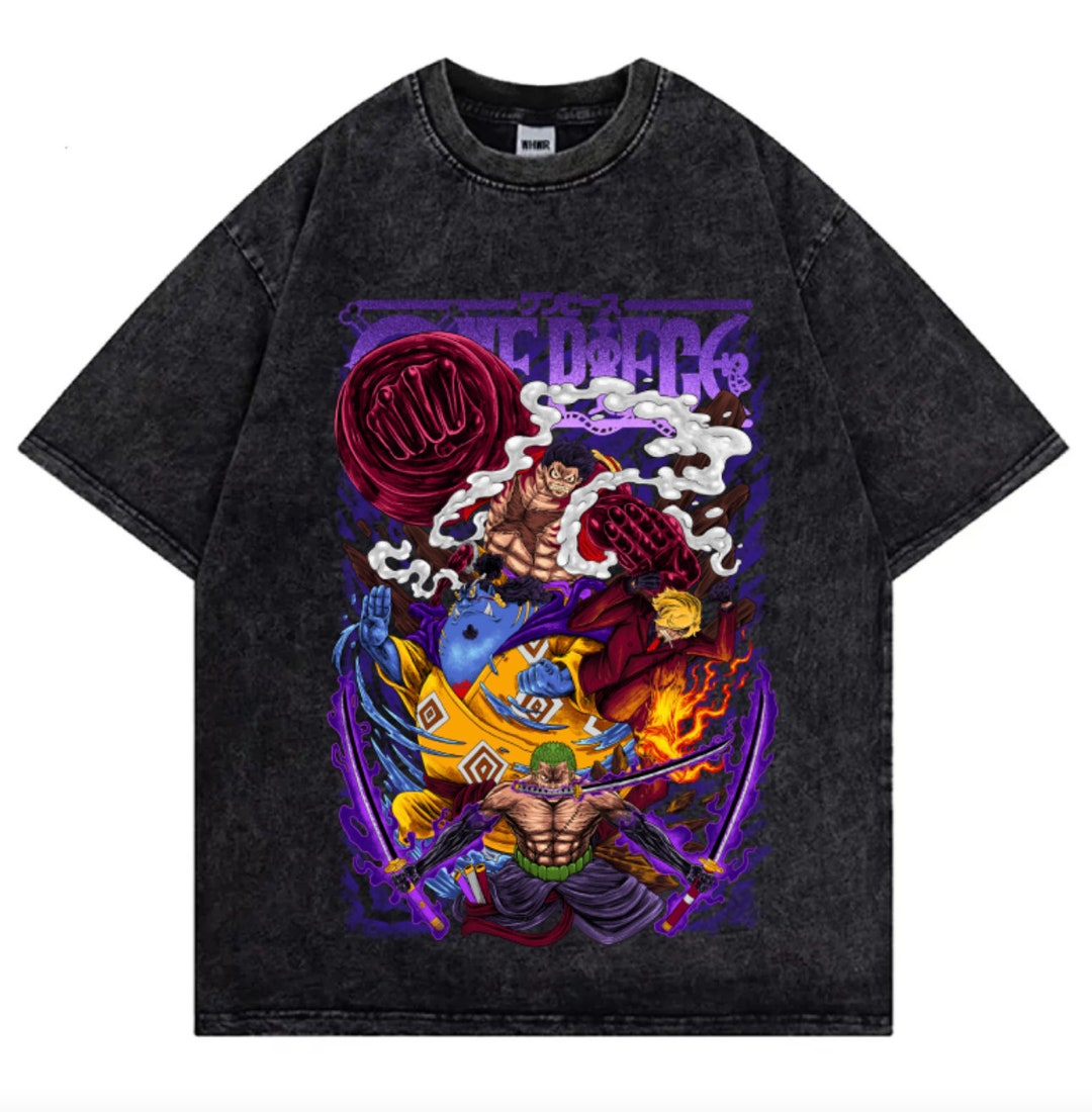 Luffy X Sanji X Zoro X Jinbe Vintage T-shirt - Etsy