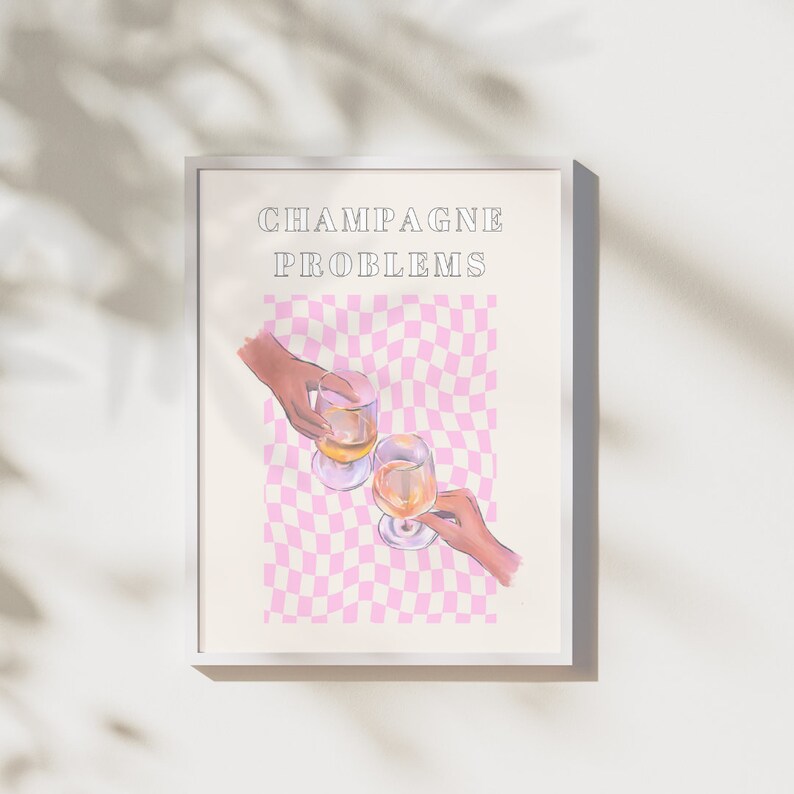 Taylor Swift Champagne Problems Wall Art - Etsy