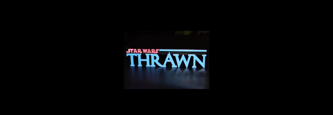 Thrawn 3D Printed Logo Sign Wall Desk Shelf Art - Etsy
