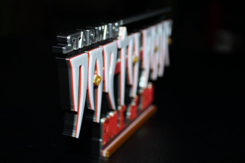 Darth Bane 3D Printed Logo Sign Wall Desk Shelf Art - Etsy