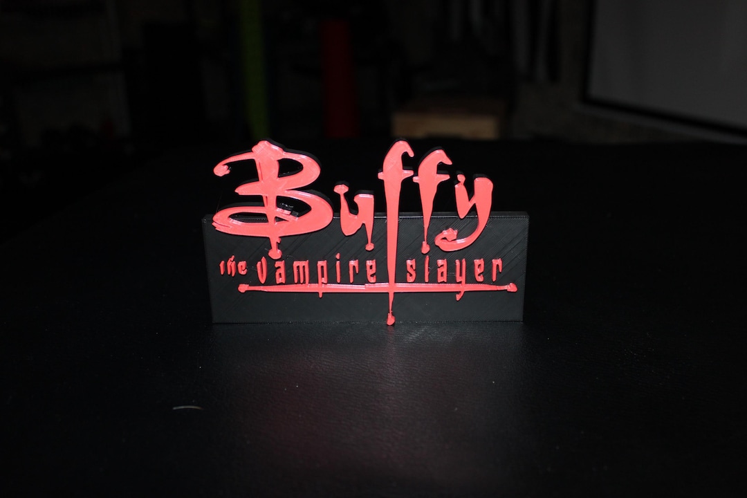 Buffy the Vampire Slayer3d Printed Logo Sign Wall Desk Shelf Art - Etsy