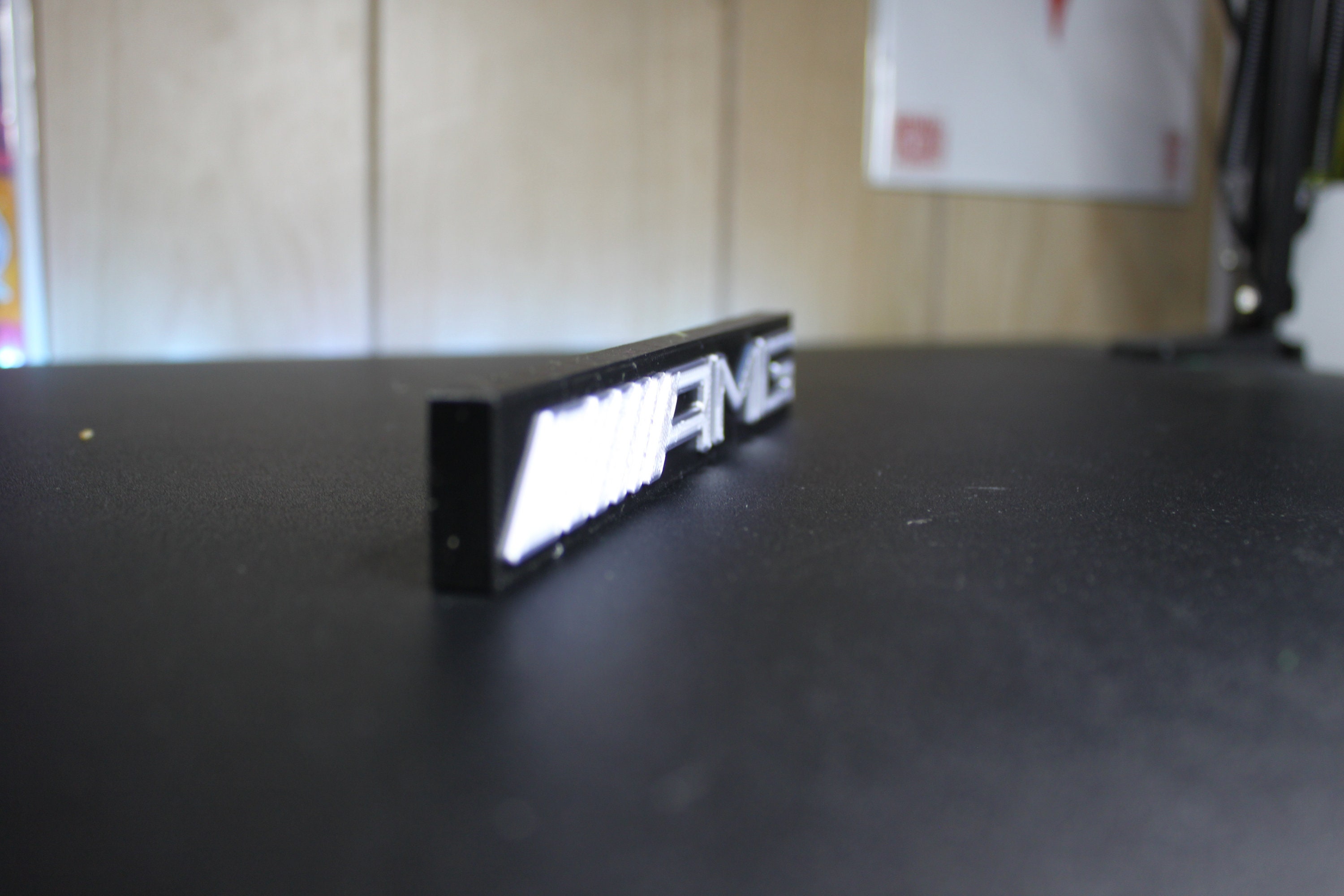 Mercedes AMG Logo 3D Printed Logo Art - Etsy