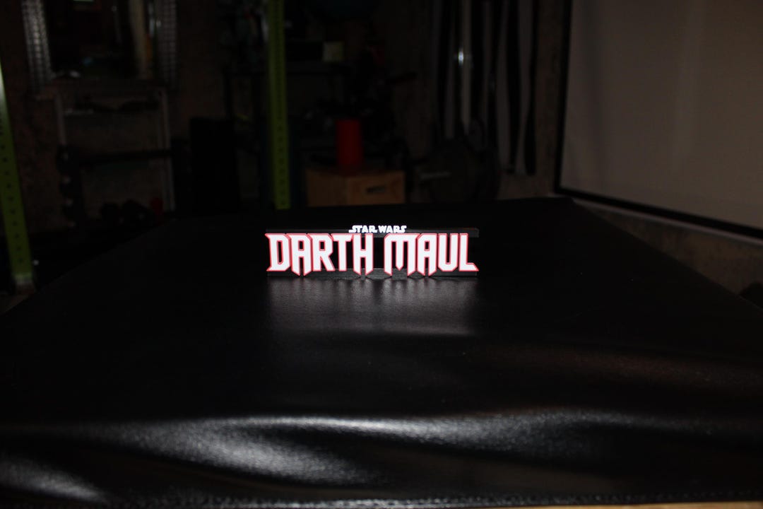 Darth Maul 3D Printed Logo Sign Wall Desk Shelf Art - Etsy