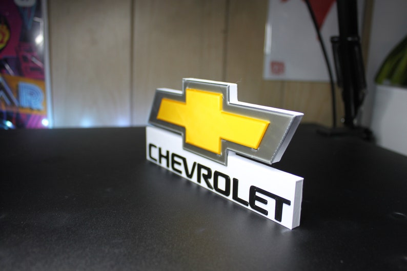 Chevrolet 3D Printed Logo Art - Etsy