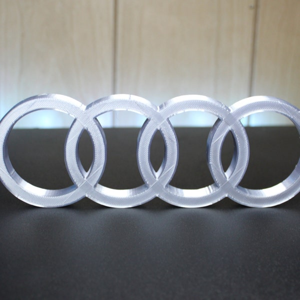 3d Printed Audi Logo - Etsy