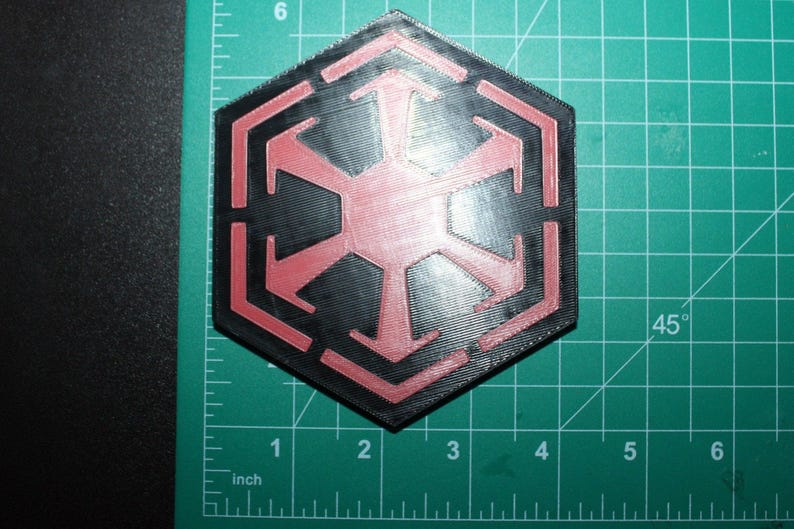 Sith Empire Emblem 3D Printed Logo Sign Wall Desk Shelf Art - Etsy