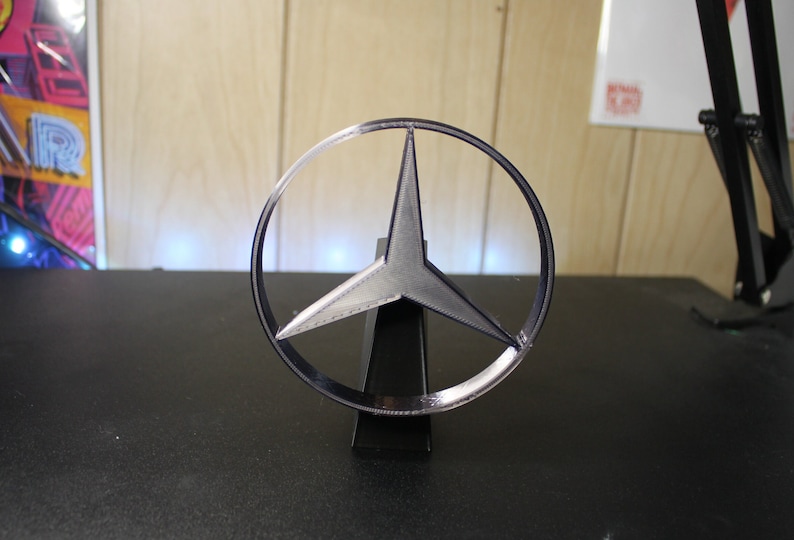 Mercedes 3D Printed Logo Art - Etsy