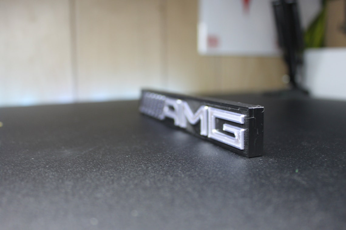Mercedes AMG Logo 3D Printed Logo Art - Etsy