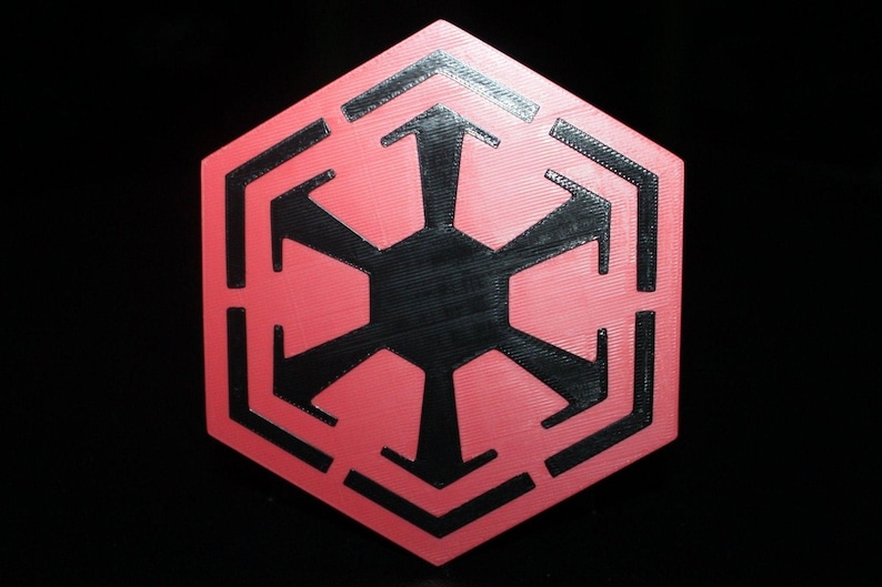 Sith Empire Emblem 3D Printed Logo Sign Wall Desk Shelf Art - Etsy