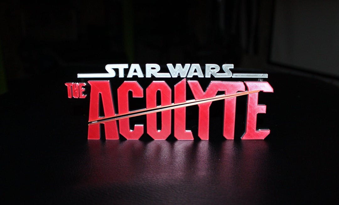 The Acolyte 3D Printed Logo Sign Wall Desk Shelf Art - Etsy Australia